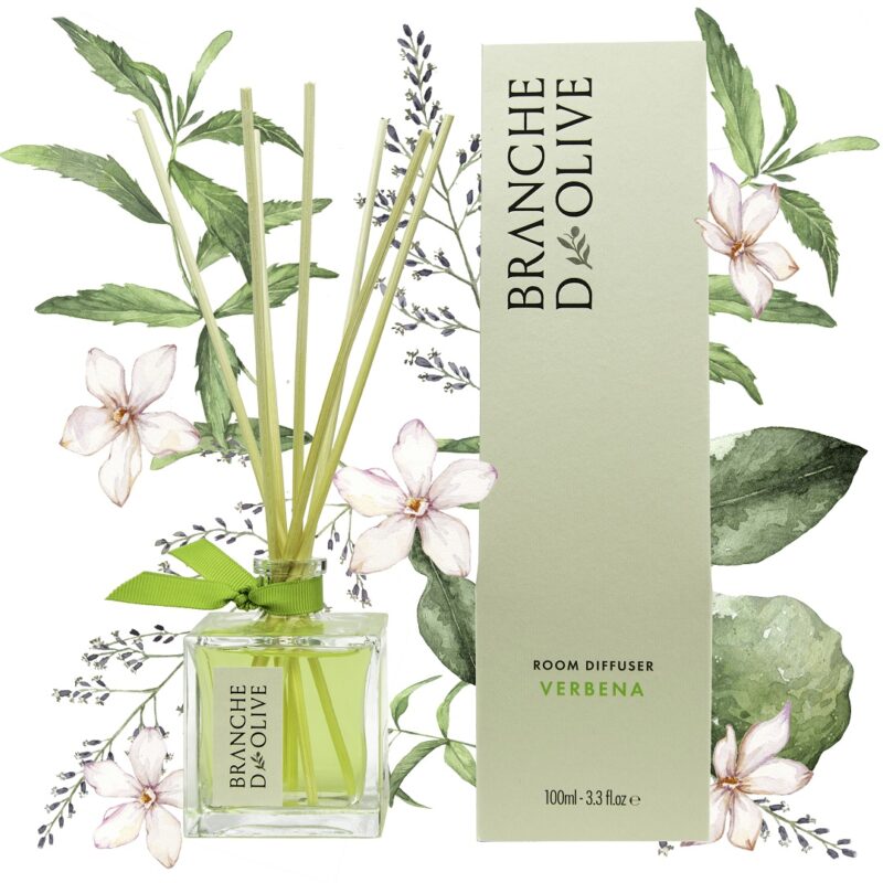 Diffuser & Refill Verbena - Branche d'Olive